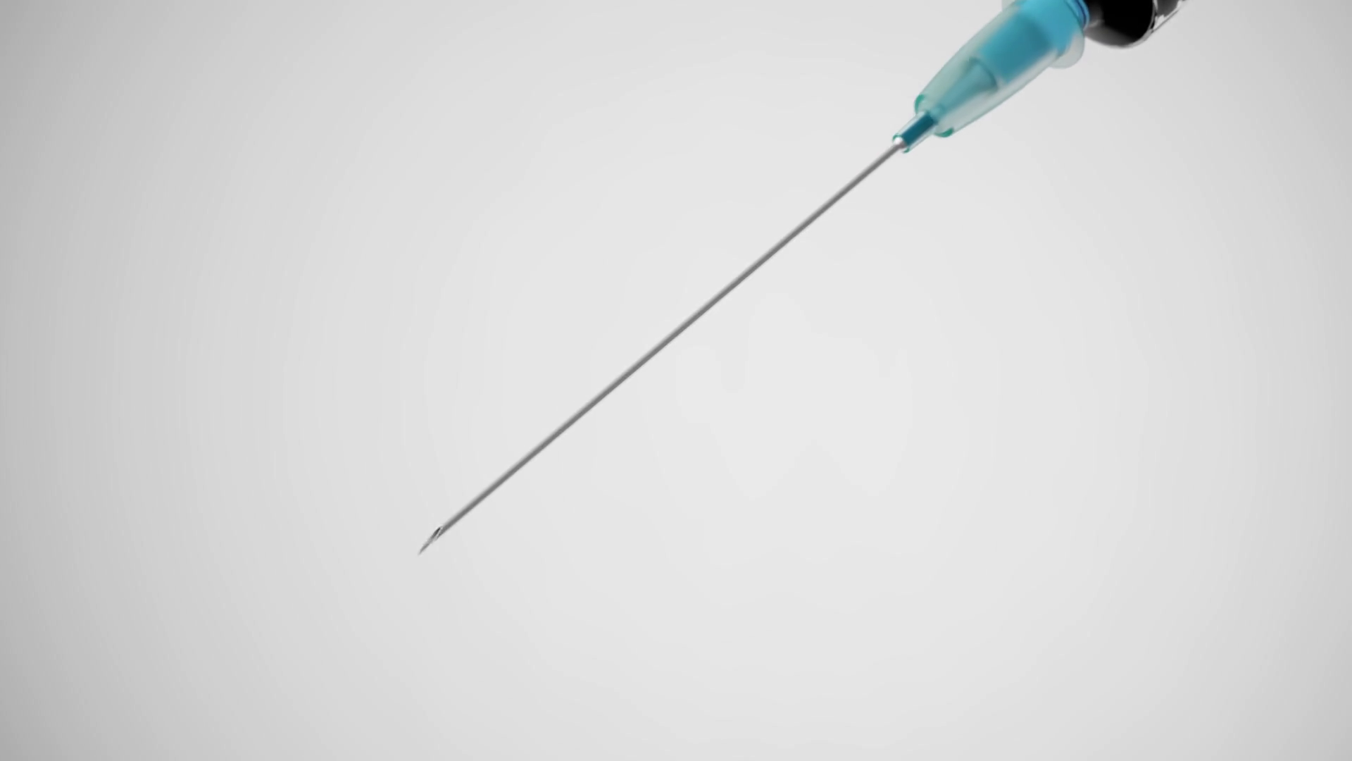 Long Syringe Needle Drawing Blue Liquid From Stock Motion Graphics SBV ...