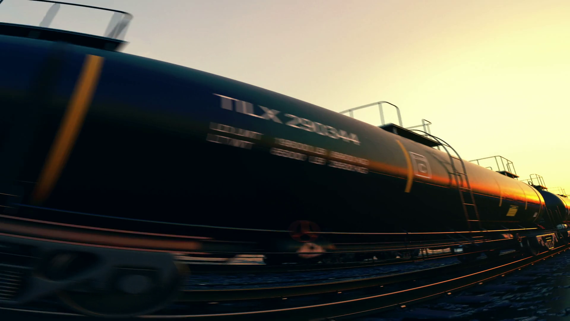 Loopable Animation Of Tank Wagons During Stock Motion Graphics SBV ...