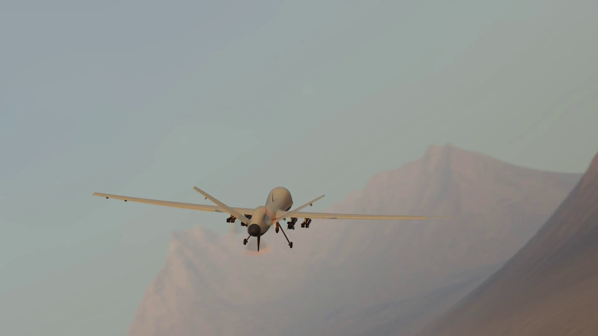 Advanced Technology Armed Military Predator Stock Motion Graphics SBV ...