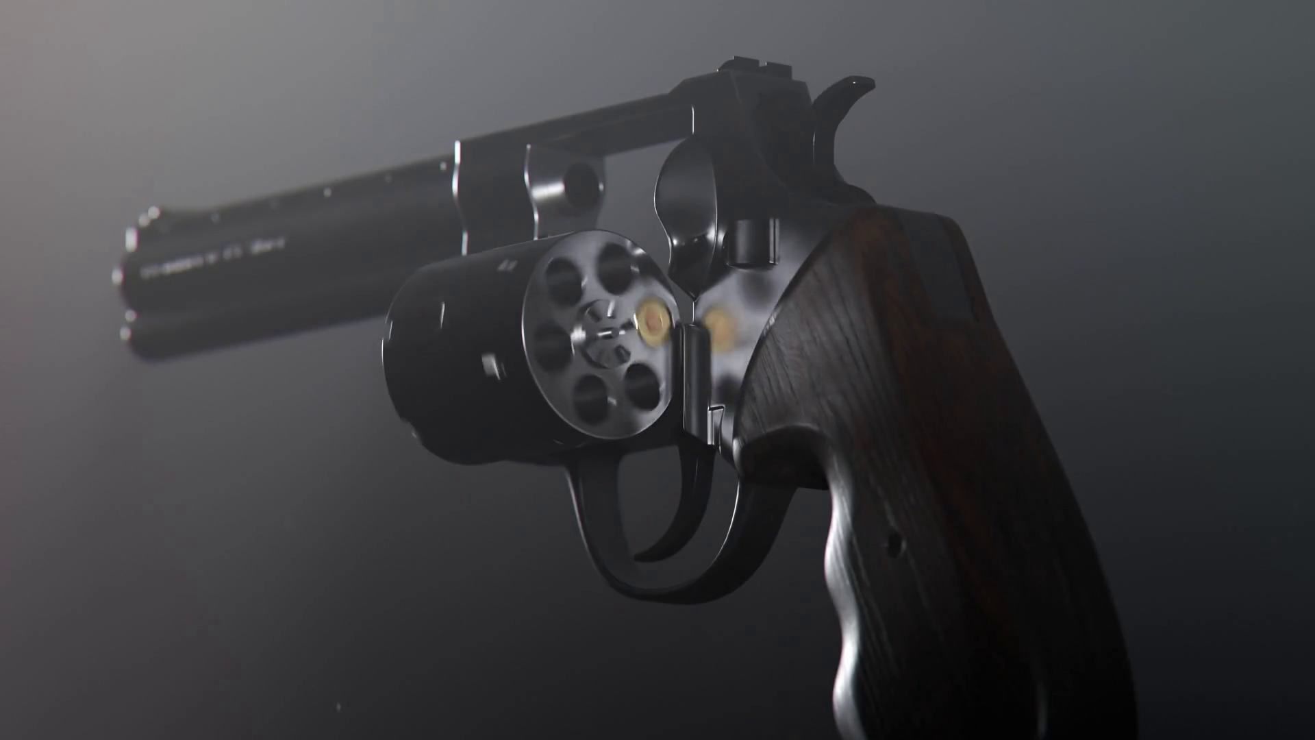 Revolver With Spinning Cylinder Holding Stock Motion Graphics SBV ...