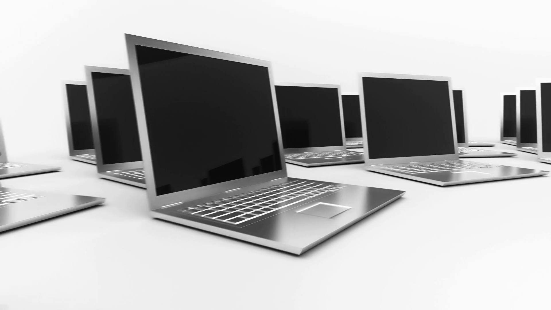 Endless Animation Of Laptops Stacked At Stock Motion Graphics SBV ...