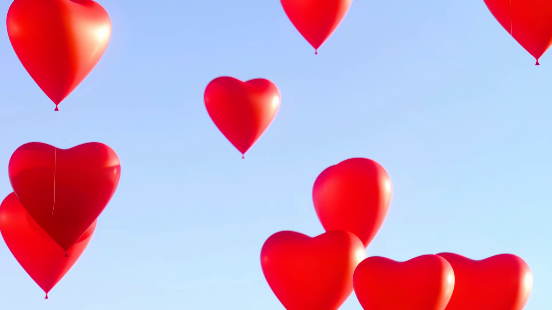 Seamless Looping Animation With Heart-shaped Stock Motion Graphics SBV ...