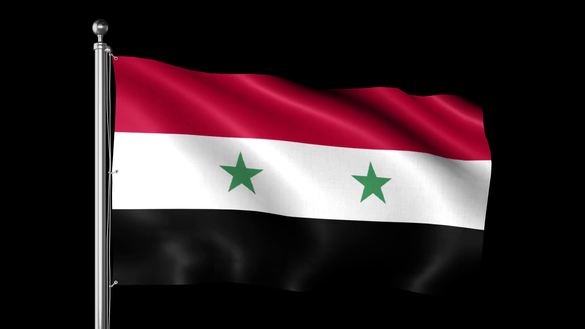 Syria Flag Waving Stock Motion Graphics SBV-347796654 - Storyblocks
