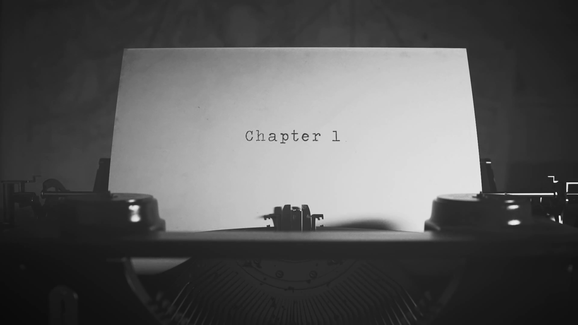 The Vintage Typewriter Machine Was Used To Stock Motion Graphics SBV ...