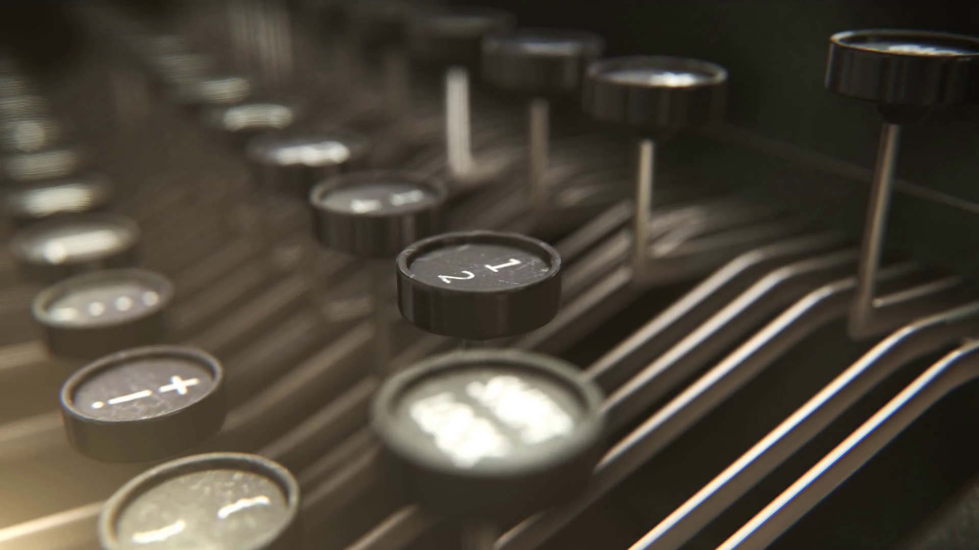 Vintage Typewriter Close Up Machine To Stock Motion Graphics SBV ...