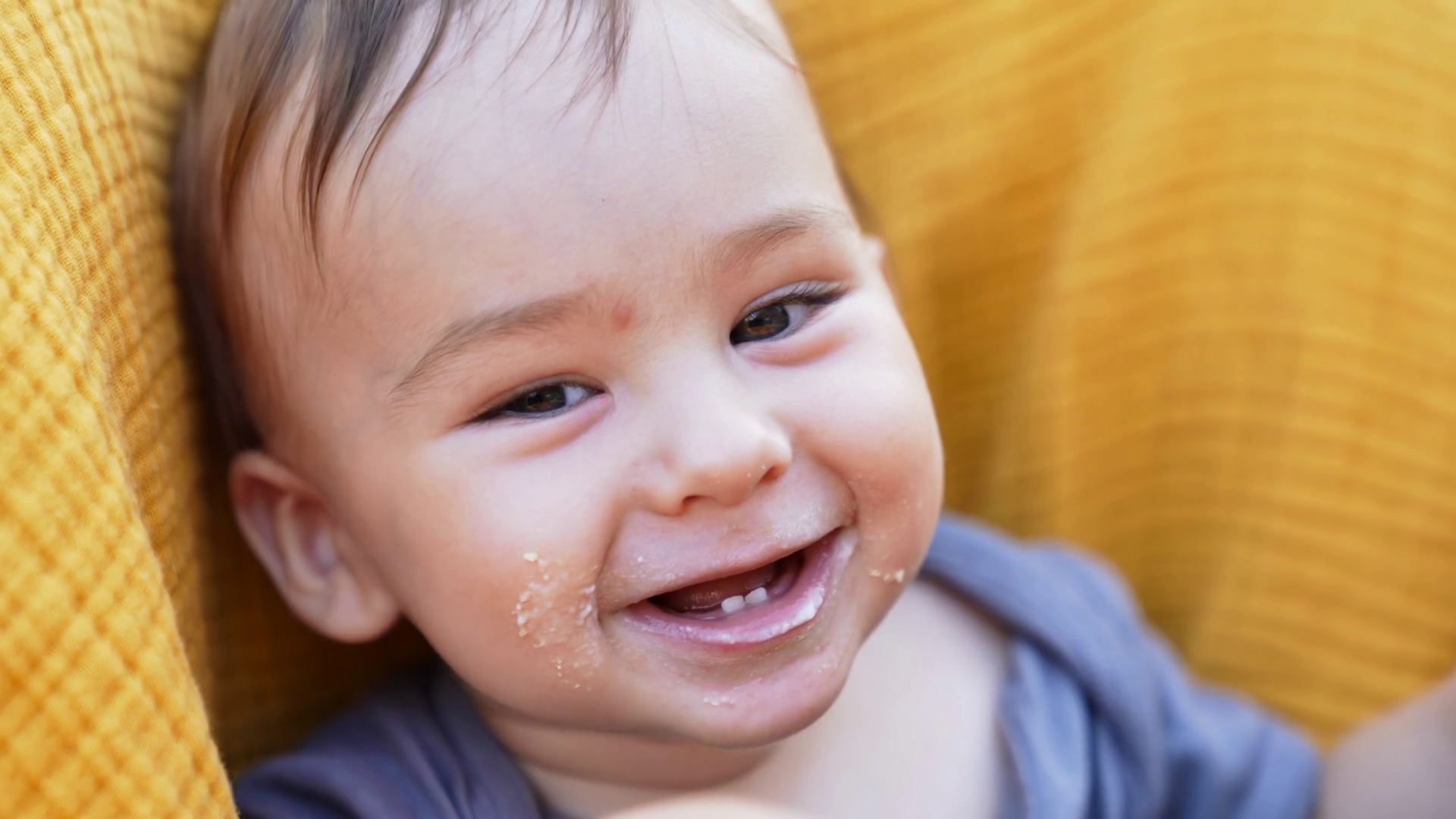 Adorable Little Toddler With Smudgy Face Stock Footage SBV-352878749 ...
