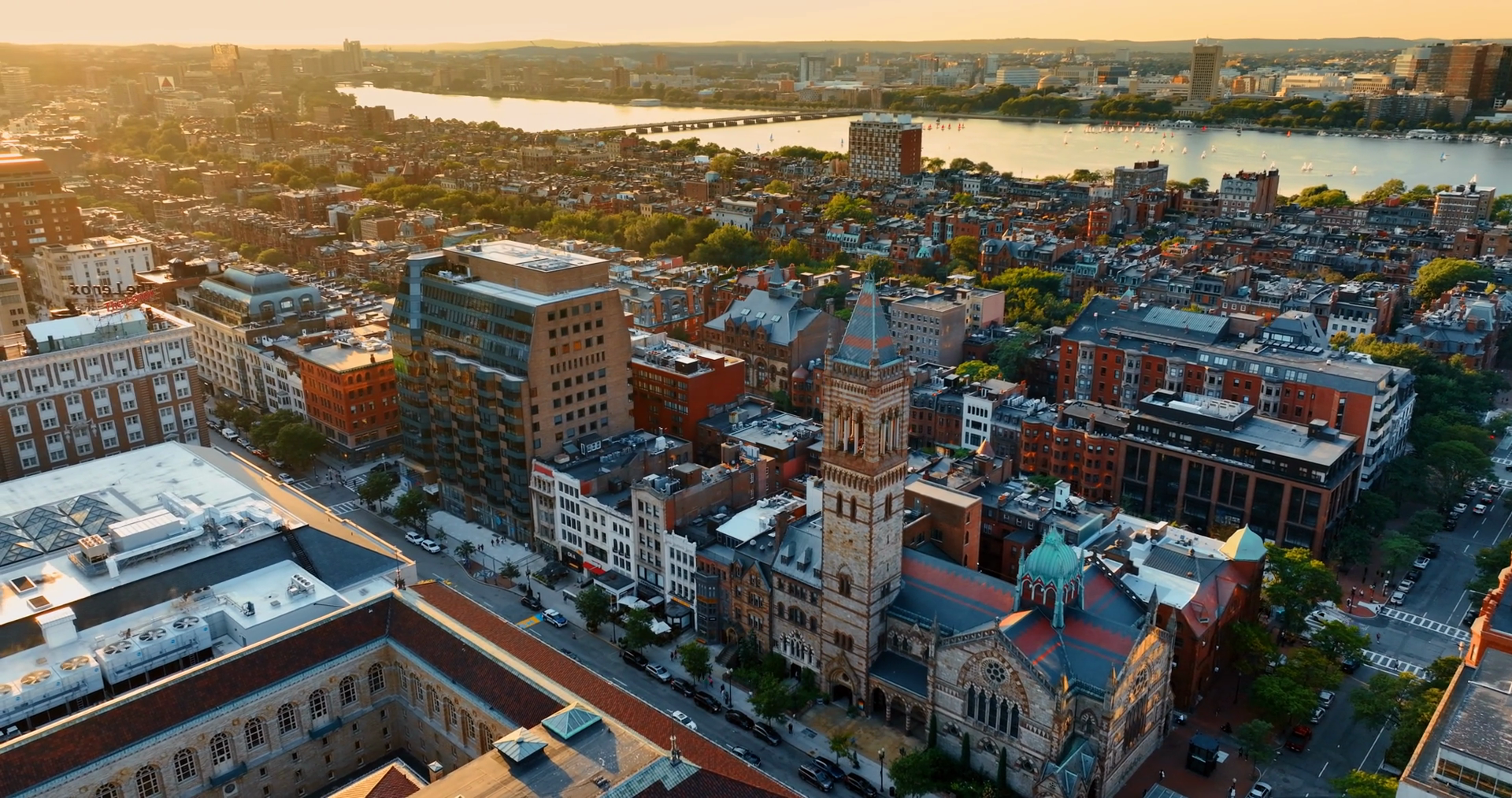 Bright Diverse Old Architecture Of Boston Stock Footage SBV-352869836 ...