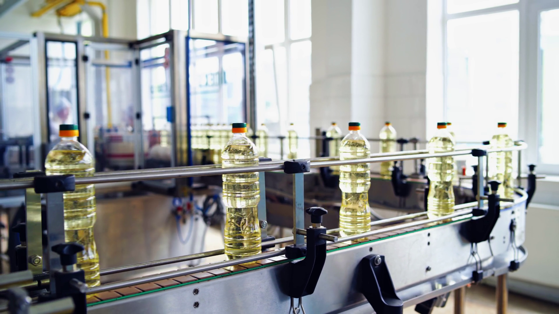 Factory Production Line Indoor View Of Stock Footage SBV-352453075 ...