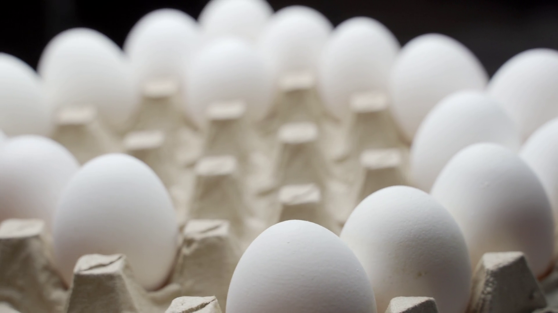 Farmer Takes Egg From Box Chicken Eggs Are Stock Footage SBV-353228340 ...