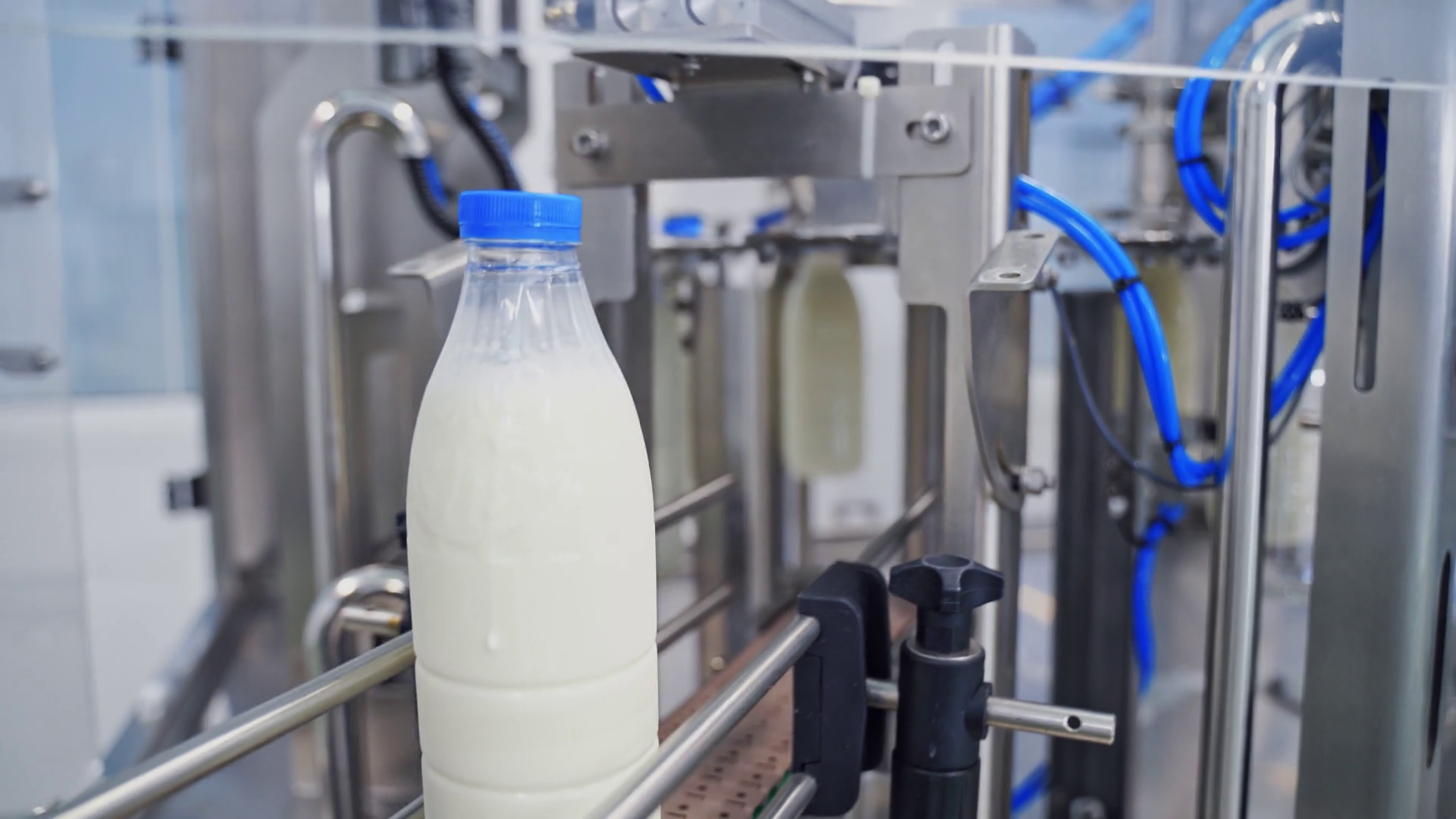 Industrial Workshop At Production Dairy Stock Footage SBV-352459042 ...
