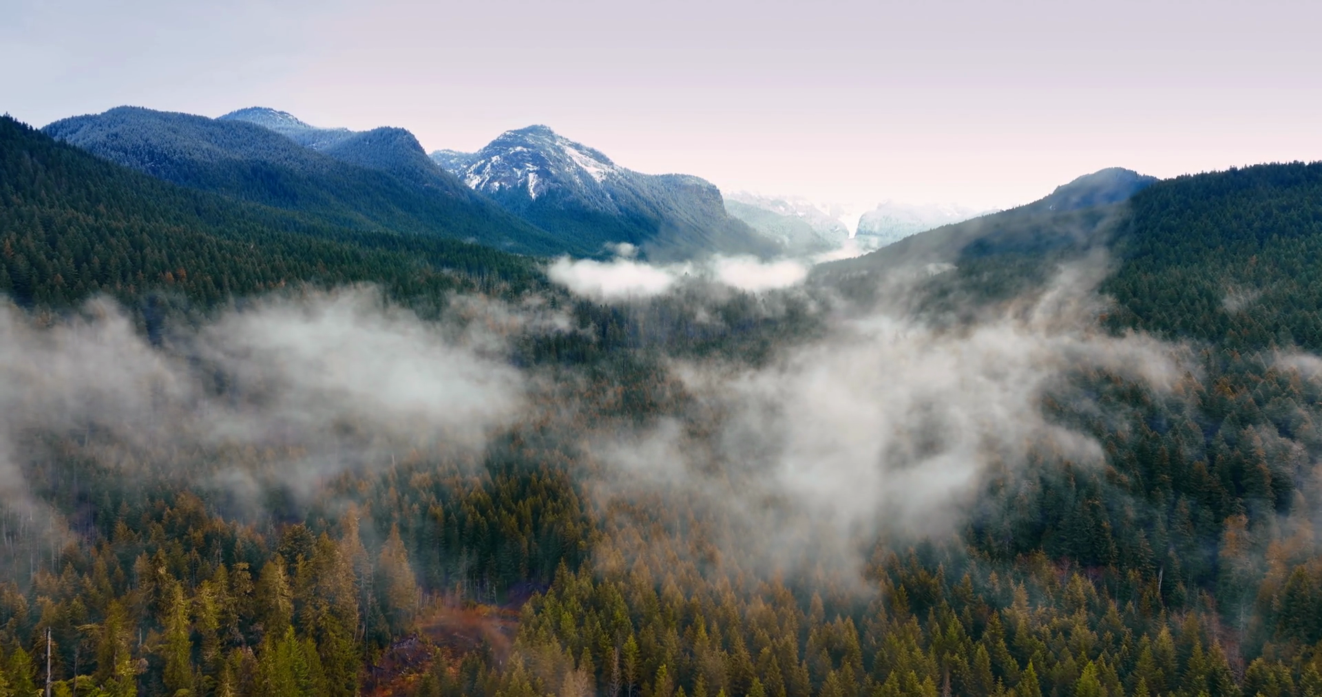 Mist Rising Above Valley At Foot On Stock Footage SBV-352990666 ...