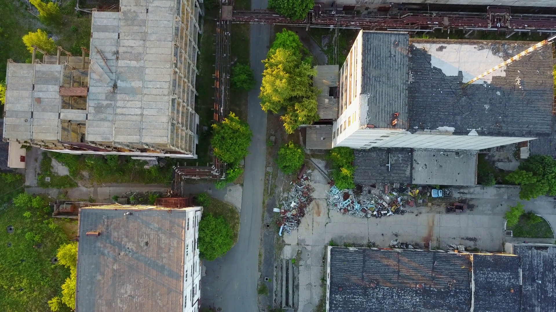 Old Abandoned Explosives Factory Historic Stock Footage SBV-353024522 ...