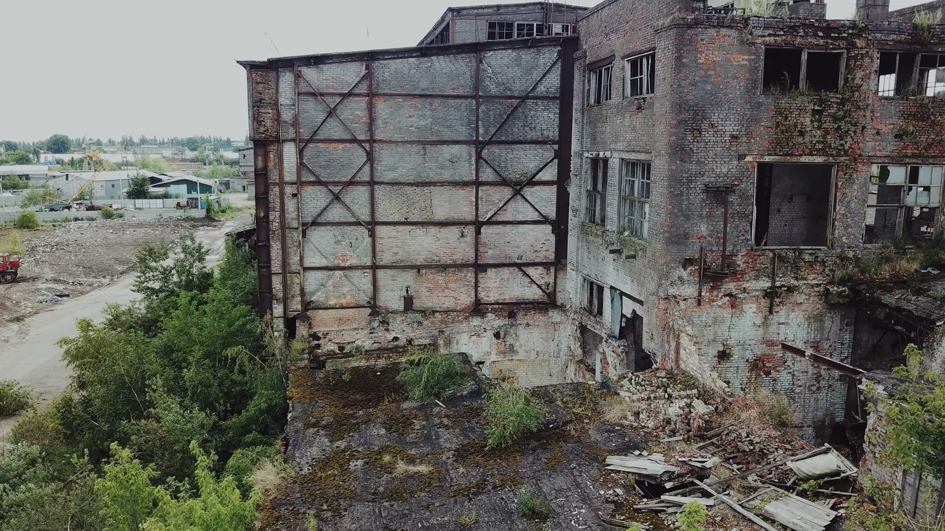 Old Abandoned Explosives Factory Historic Stock Footage SBV-352891460 ...