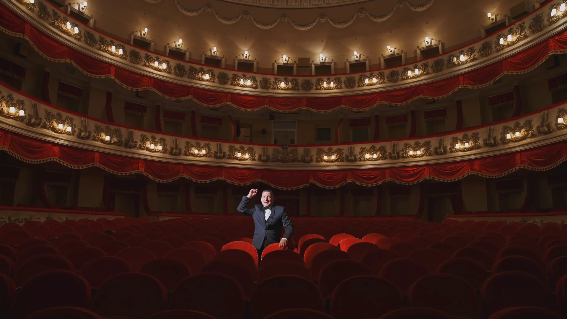 Spectator In Mask Sitting Alone Empty Stock Footage SBV-353024030 ...