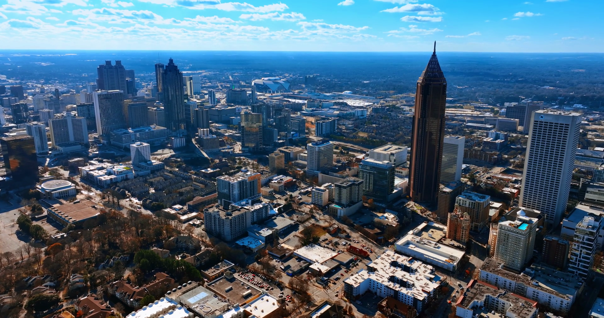 Scenic View Of Magnificent Atlanta Georgia Stock Footage SBV-352964591 ...