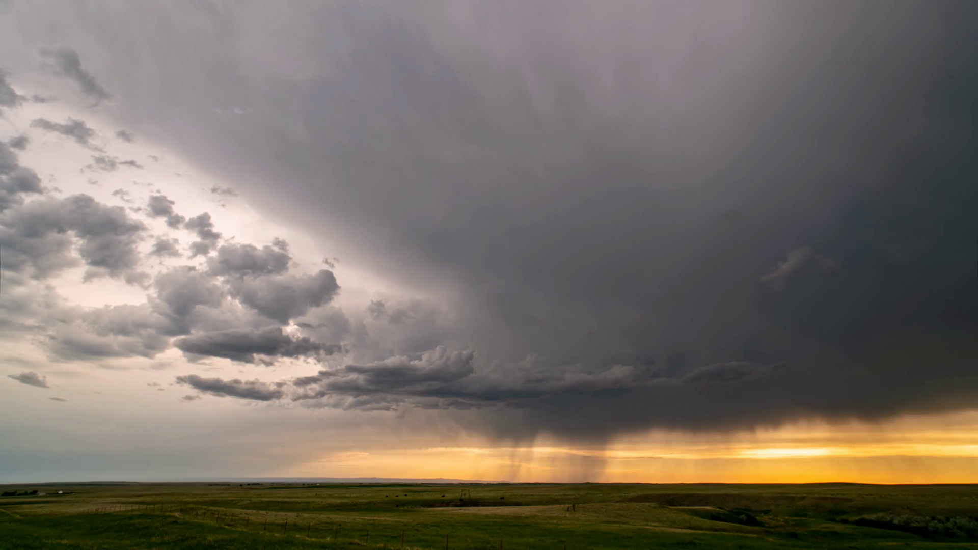 Timelapse Of Dramatic Storm System Rolls Stock Footage SBV-348543568 ...