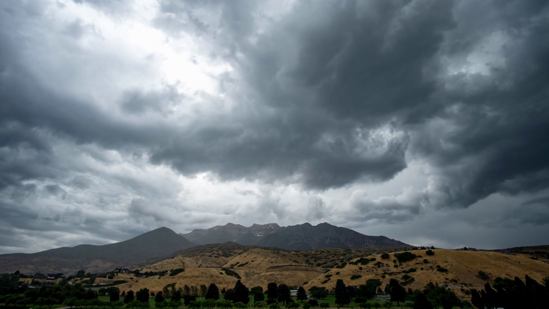Time Lapse Of Dramatic Storm Clouds Rolling Stock Footage SBV-348625111 - Storyblocks
