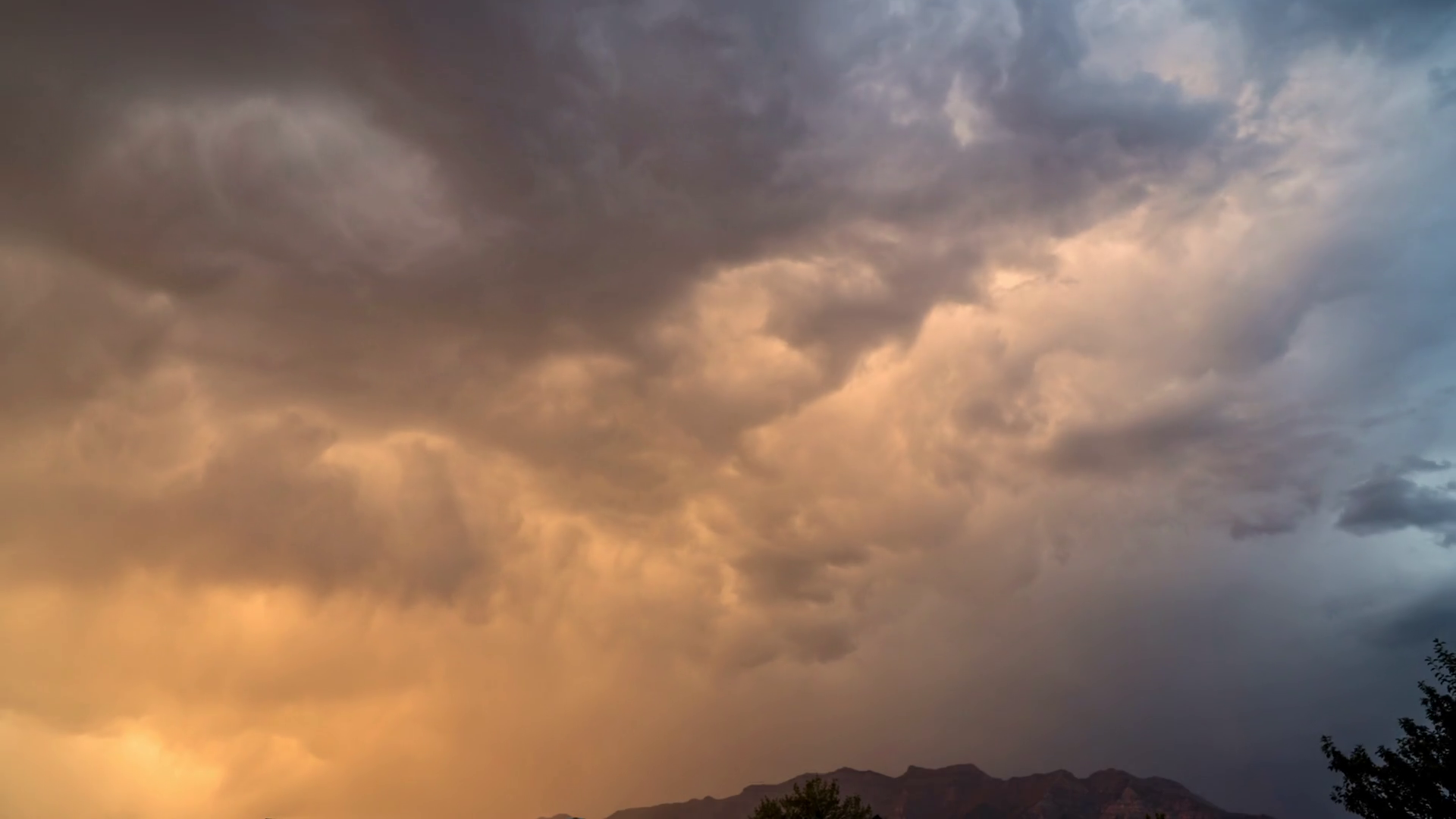 Time Lapse Of Stormy Sunset Lightning Stock Footage SBV-348545424 ...
