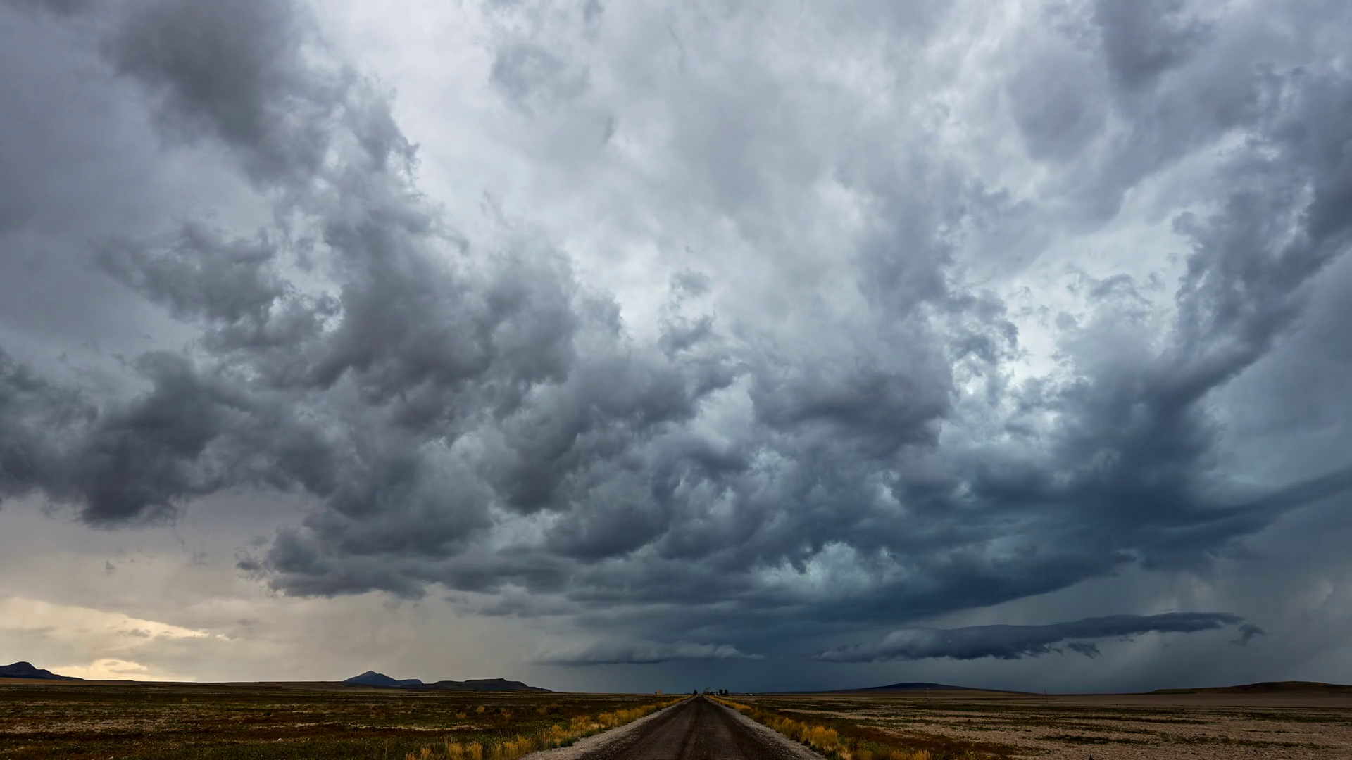 Timelapse Of Storm Moving Across Utah Desert Stock Footage SBV ...