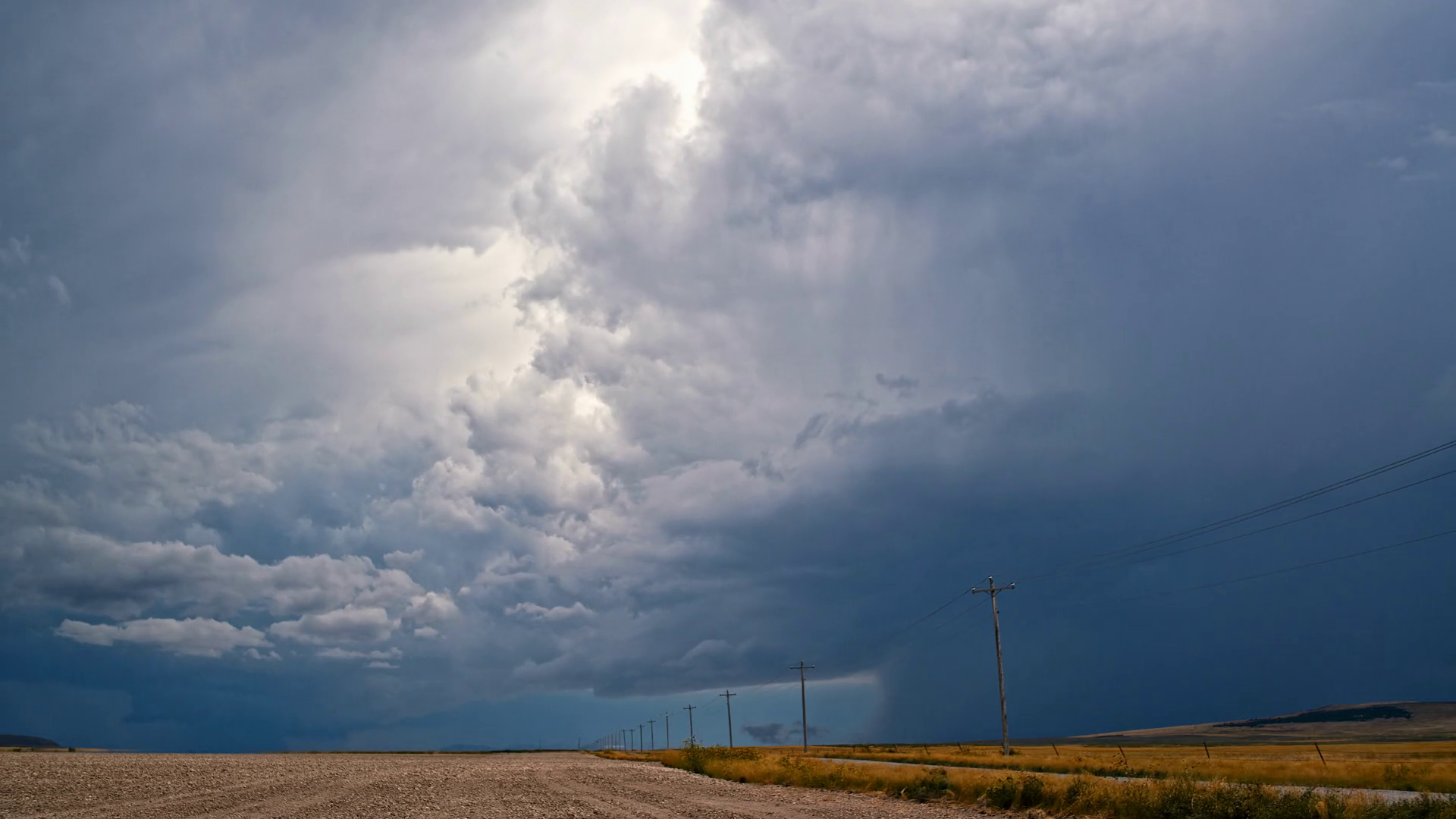 Timelapse Of Severe Thunderstorms Rolling Stock Footage SBV-348480251 ...