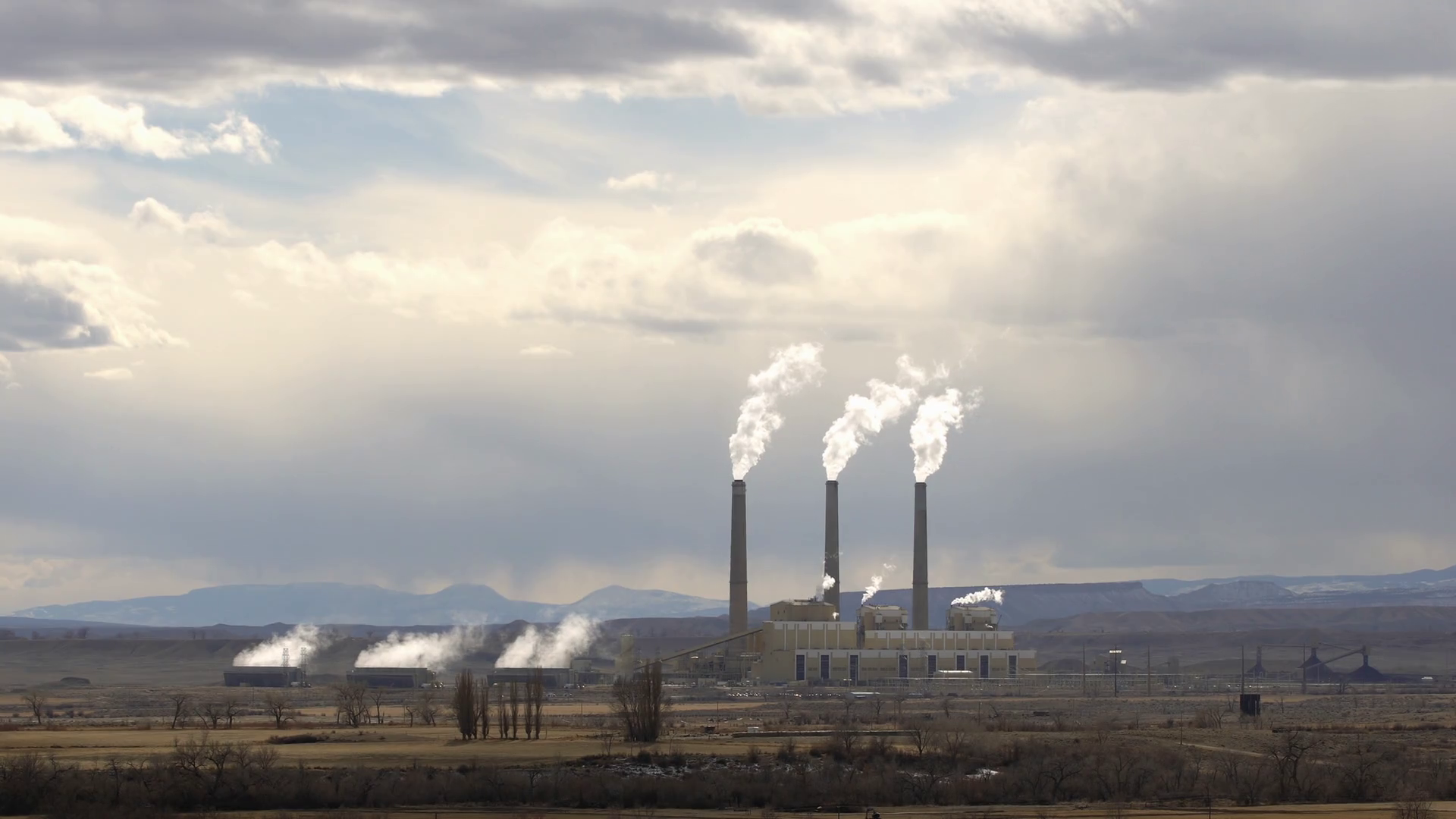 Pacificorp Hunter Power Plant In Castle Dale Stock Footage SBV ...