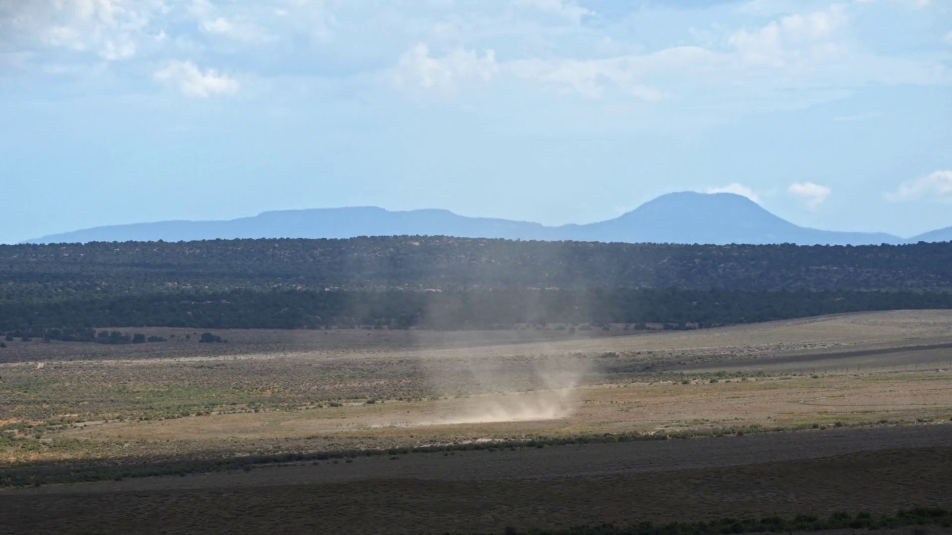 Dust Devil Moving Through Utah Desert In Stock Footage SBV-347796758 ...