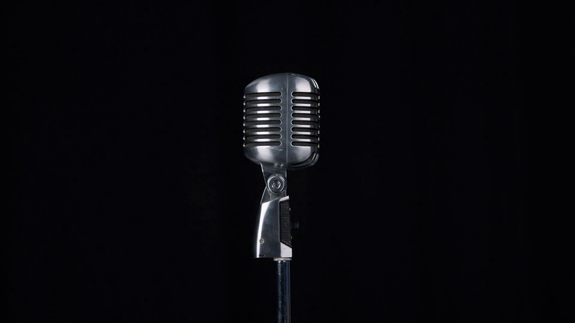Person Tapping Microphone Speaking Is Thing Stock Footage SBV-348571215 ...