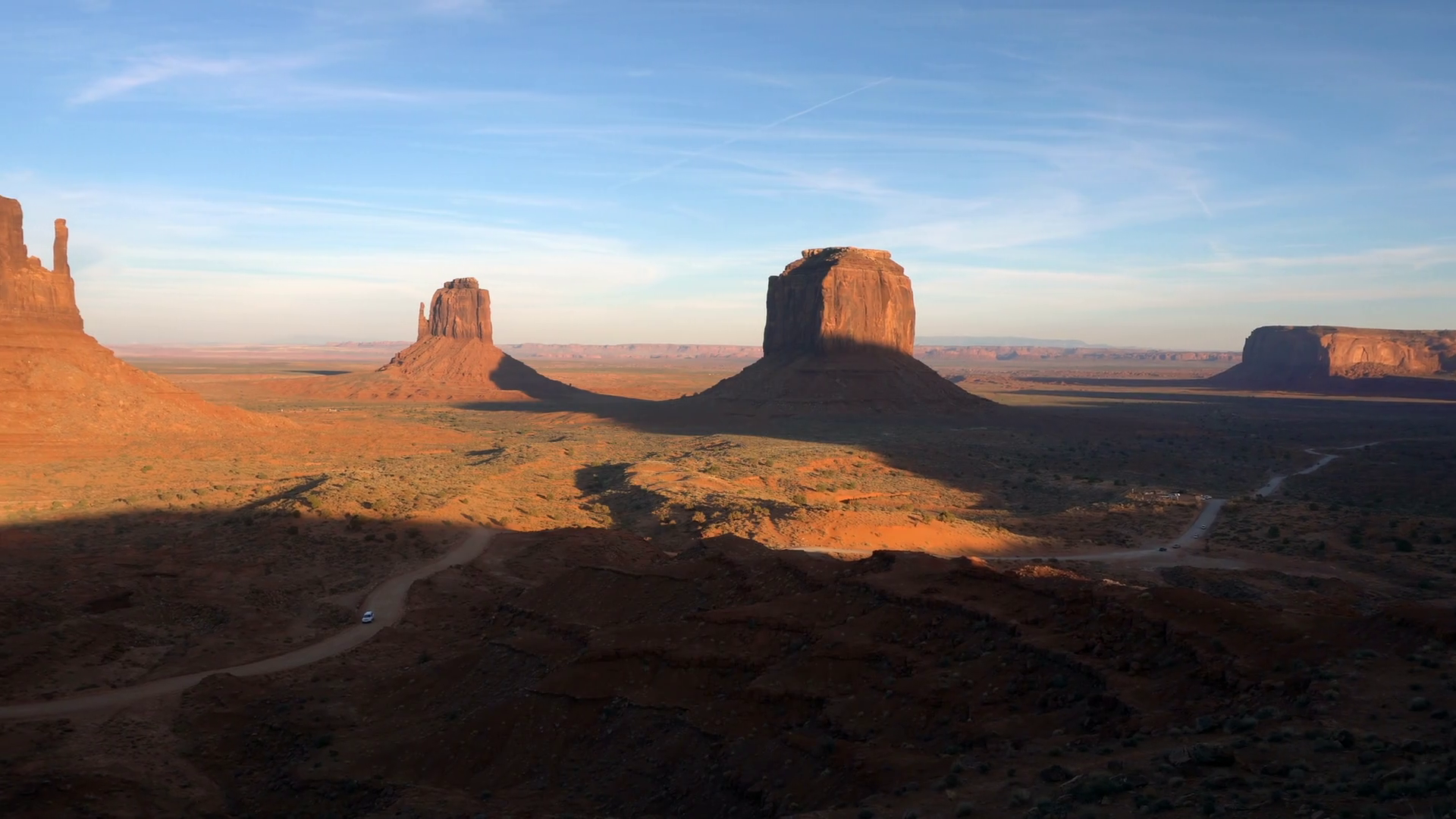 Panning View Of Monument Valley Stock Footage SBV-348698022 - Storyblocks