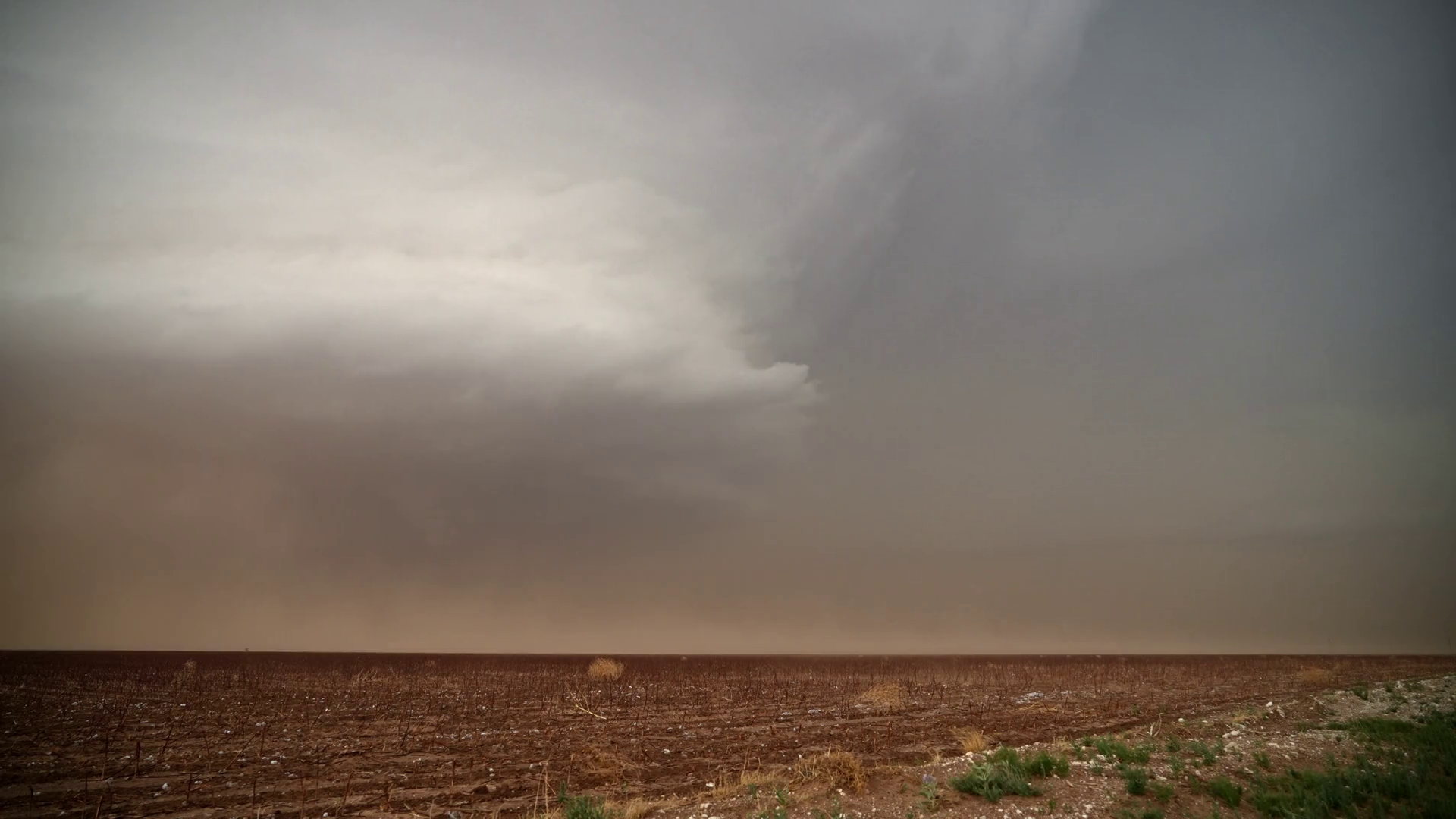 Lightning Flashes Supercell Storm Moves Stock Footage SBV-348404597 ...