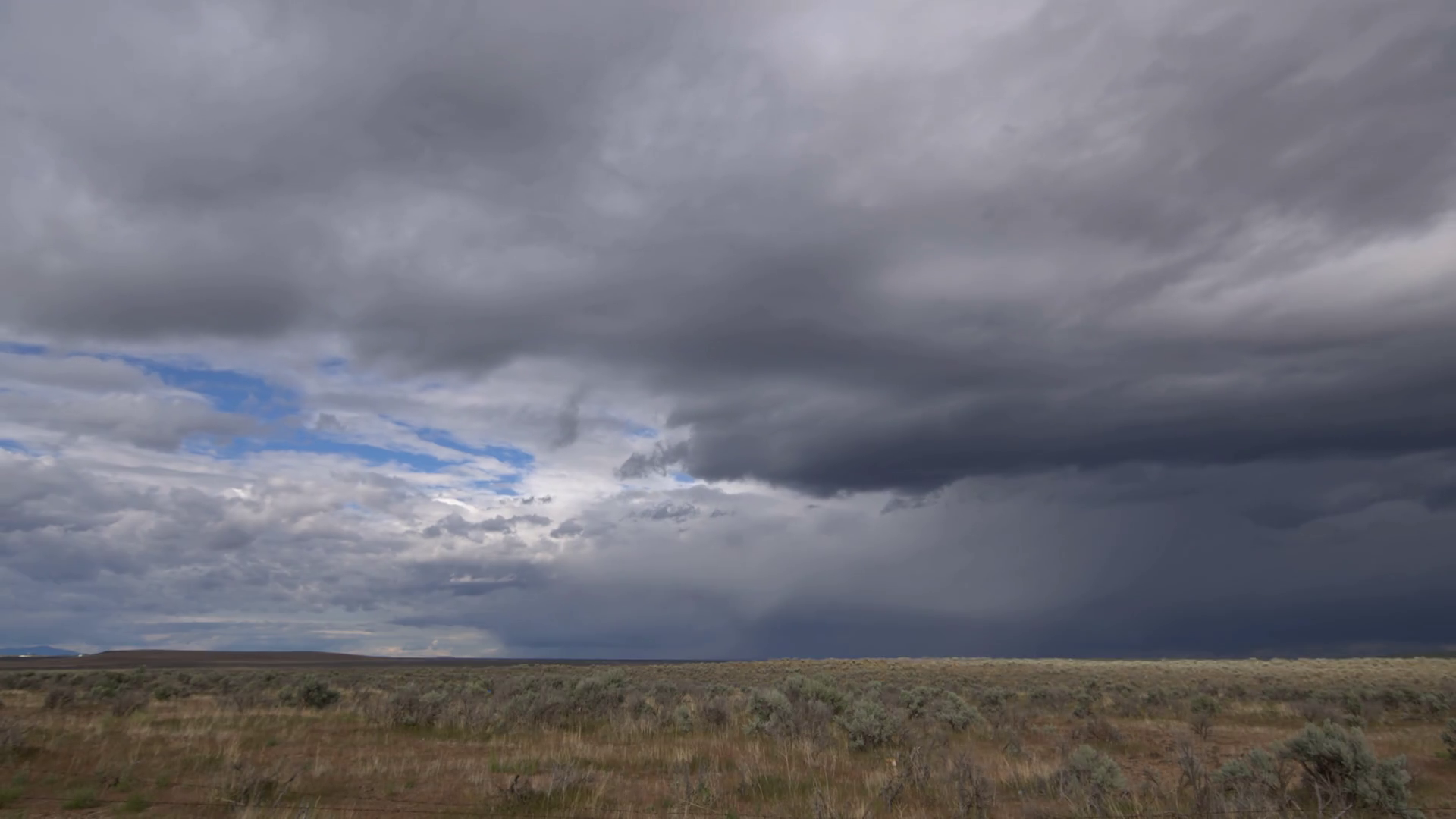 Time Lapse Of Storm Clouds Clearing Out In Stock Footage SBV-348571943 ...