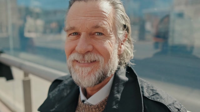 Handsome Older Man Stock Footage: Royalty-Free Video Clips - Storyblocks