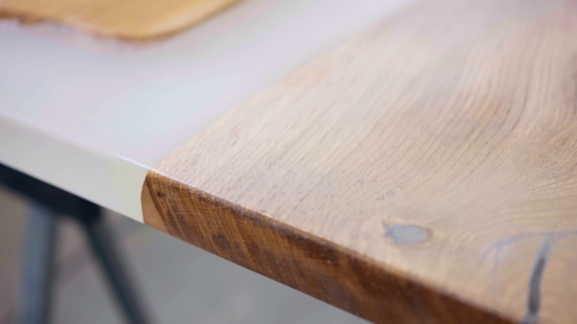 Polished Trendy Table Top Made Of Wooden Stock Footage SBV-348801668 ...