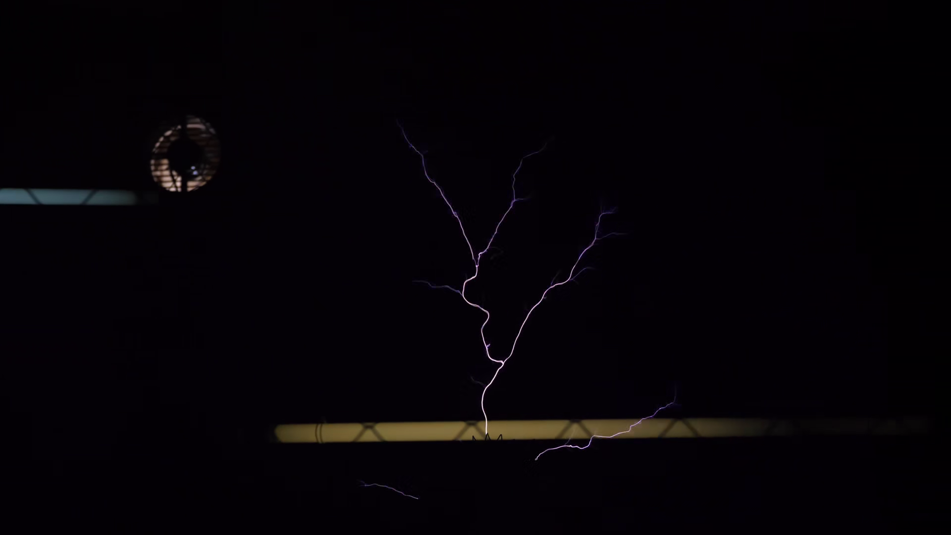 Powerful Lightning Strike Close Up During Stock Footage SBV-353632430 ...