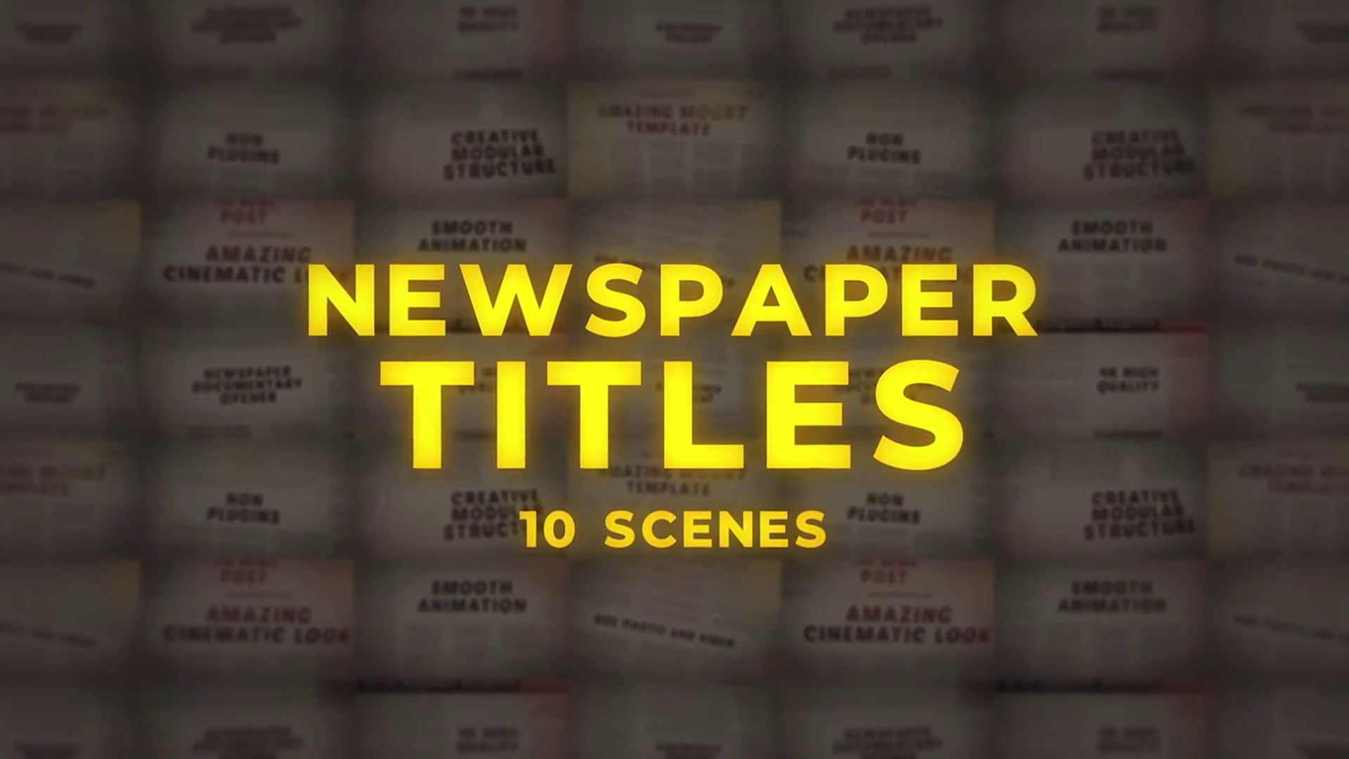 Newspaper Titles - Mogrt Template SBV-347713583 - Storyblocks