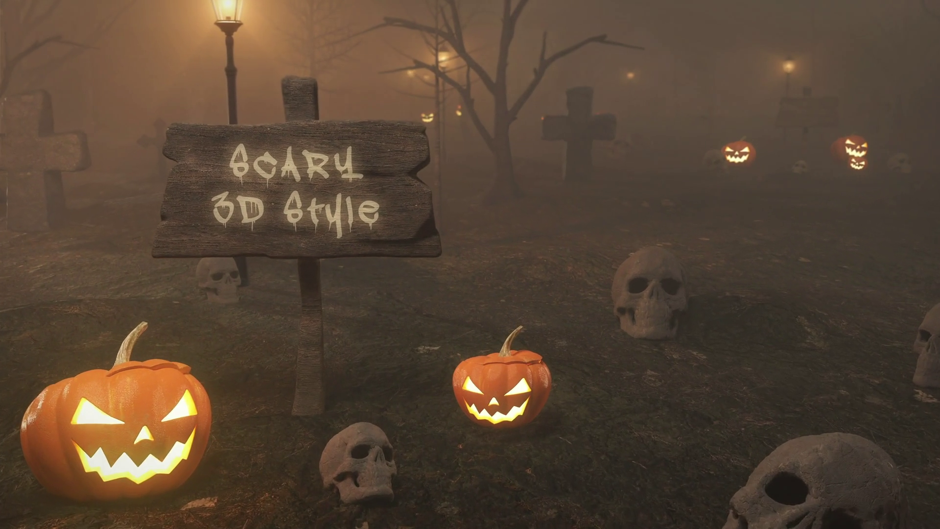 Scary Halloween 3d Logo Intro - Premiere Pro Template SBV-348563316 ...