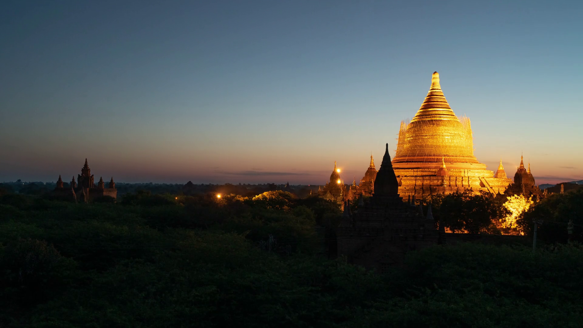 Bagan Stupas Pagodas Ancient City Burma Stock Footage SBV-334584936 ...