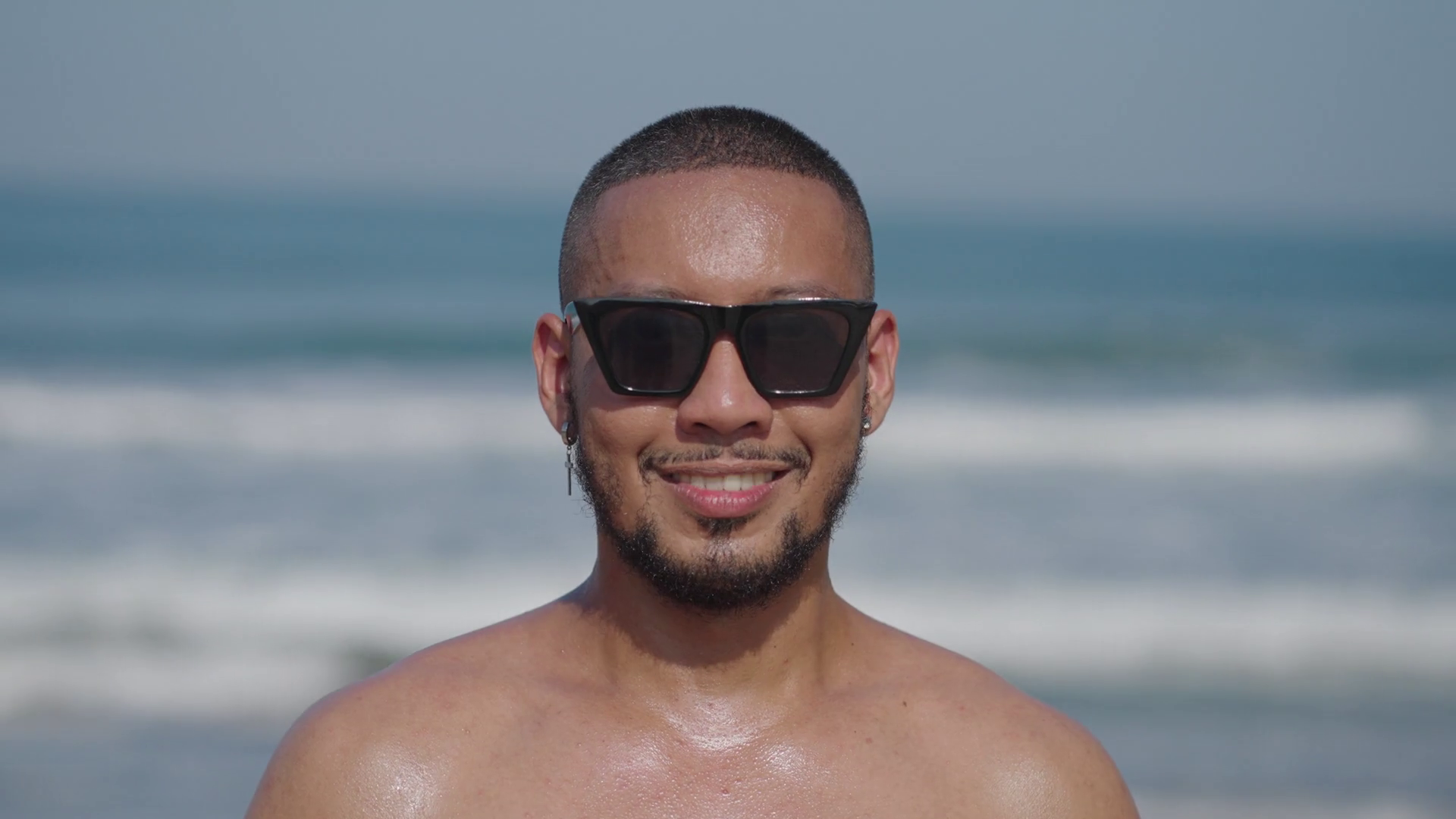 Portrait Of Handsome Lgbt Queer Gay Man Male Stock Footage SBV ...