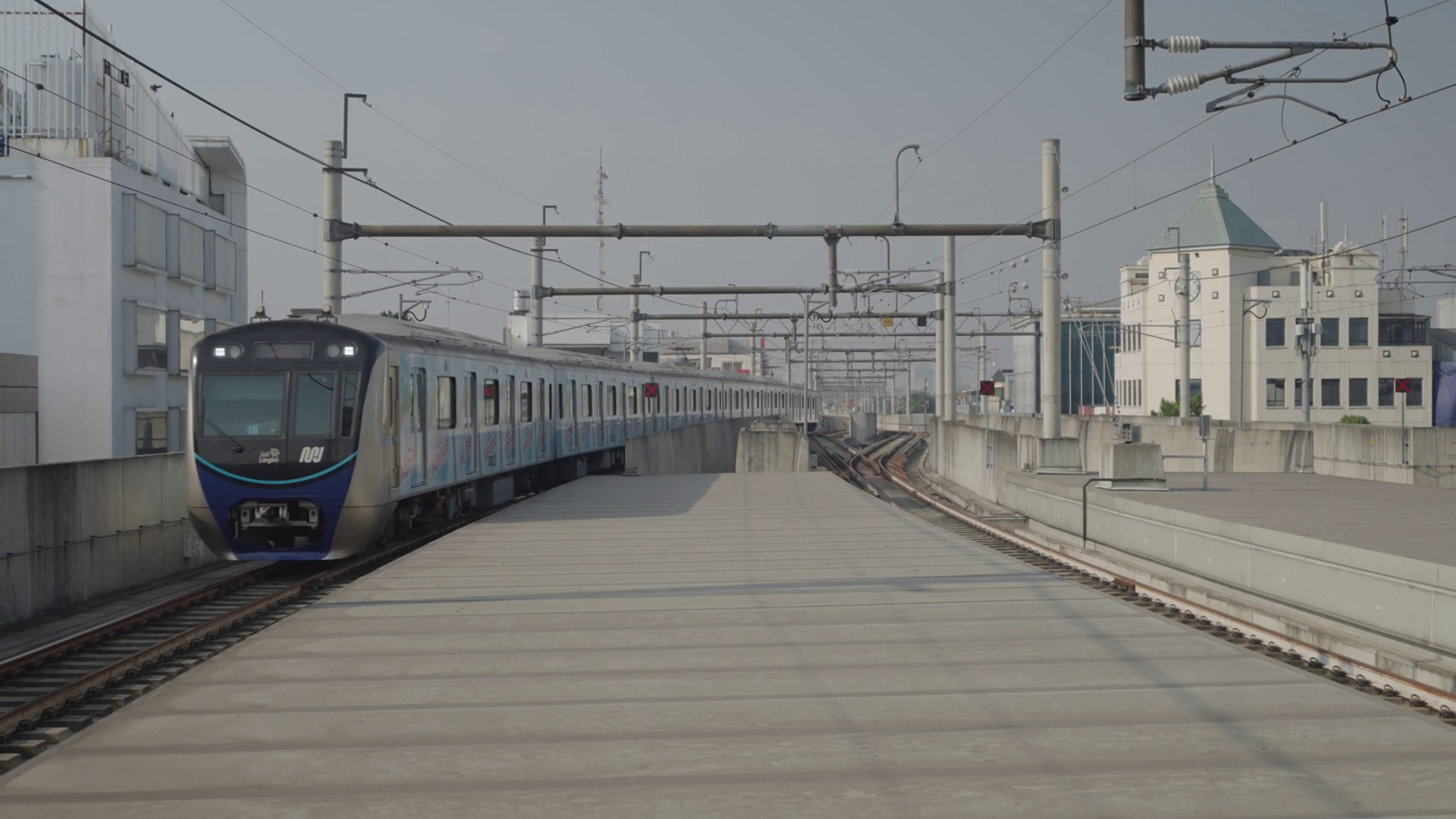 Mass Rapid Transit Jakarta Mrt Subway Route Stock Footage SBV-348821185 ...
