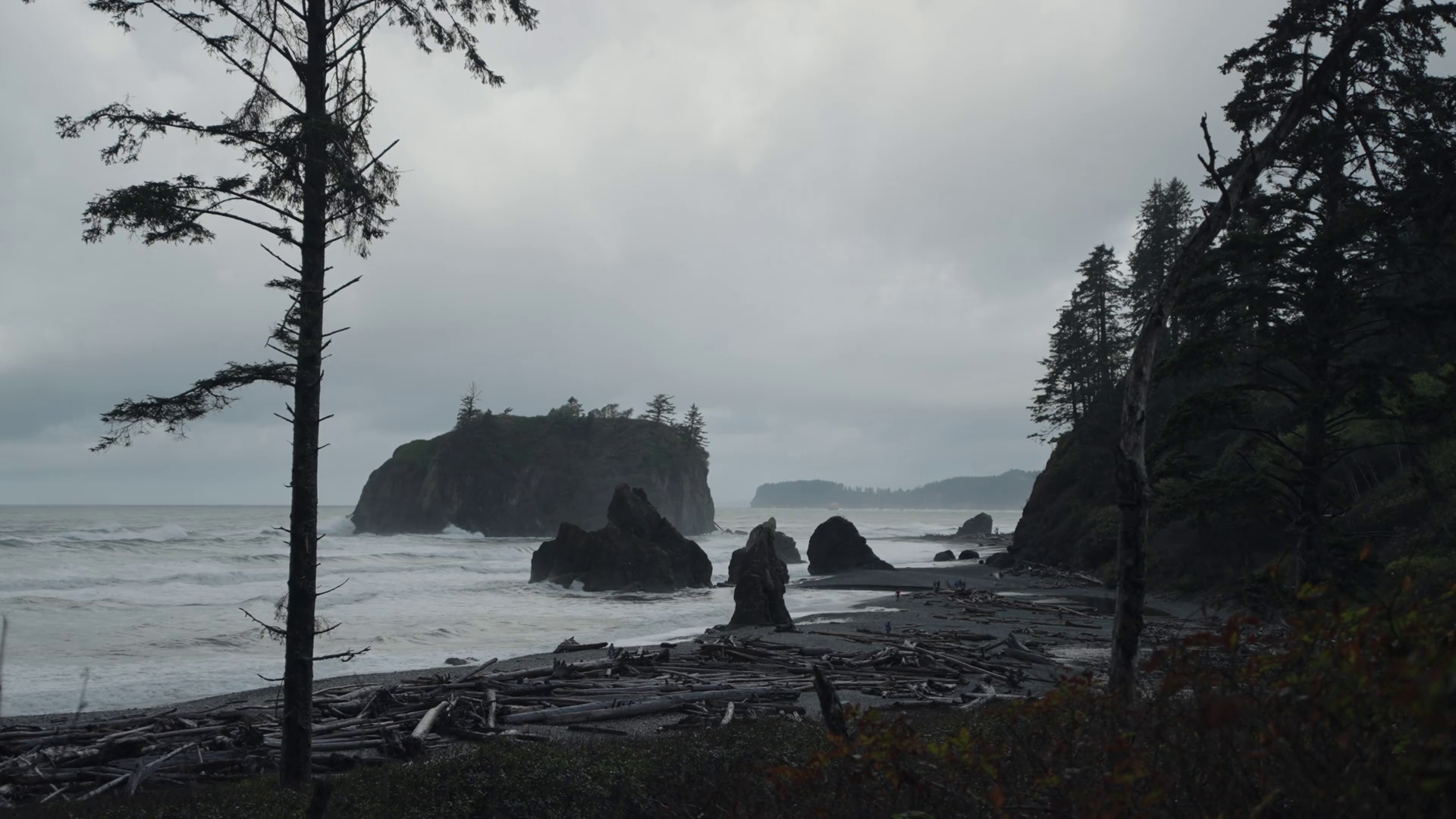 Cloudy Day Slow Motion Waves At Ruby Coastal Stock Footage SBV ...