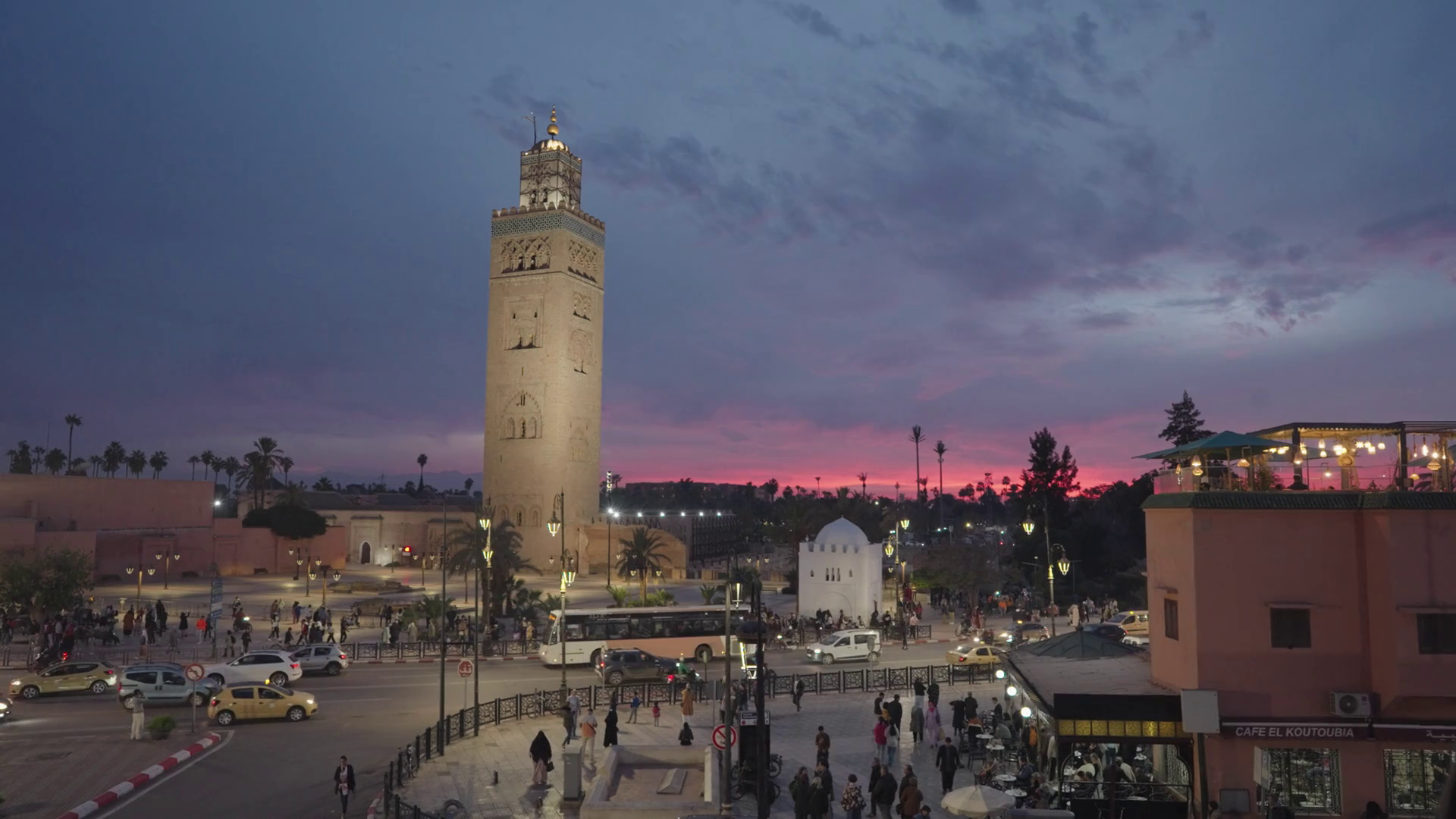 Medina Marrakesh Morocco Old Town Cityscape Stock Footage SBV-348761914 ...