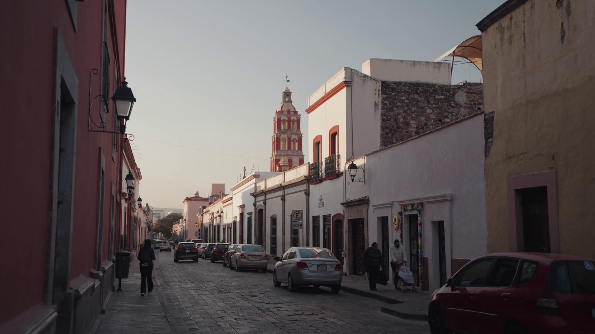 Beautiful Small Narrow Street Alley In Stock Footage SBV-348746442 ...