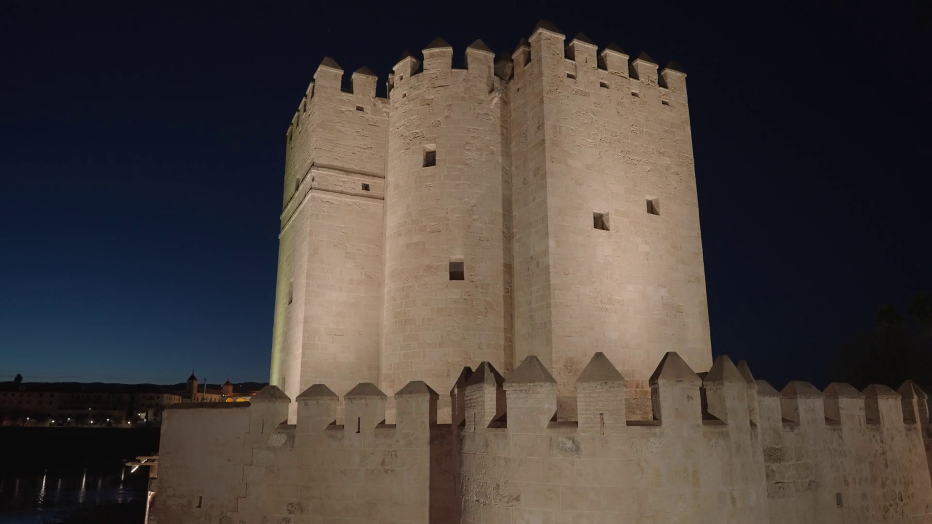 Torre De La Calahorra Tower - Fortified Gate Stock Footage SBV ...