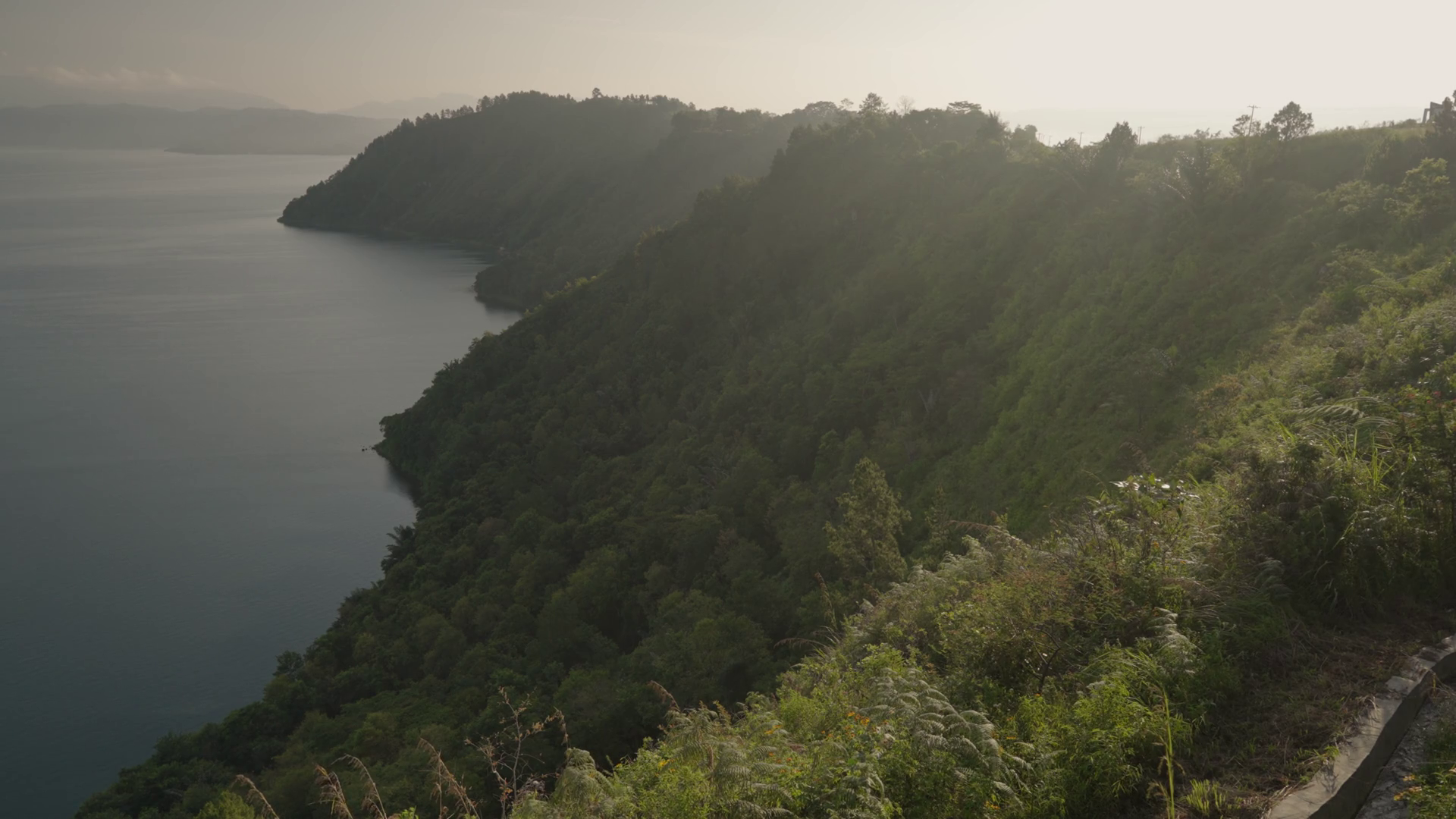 Danau Toba View From Tarabunga Hill - Large Stock Footage SBV-347772771 ...