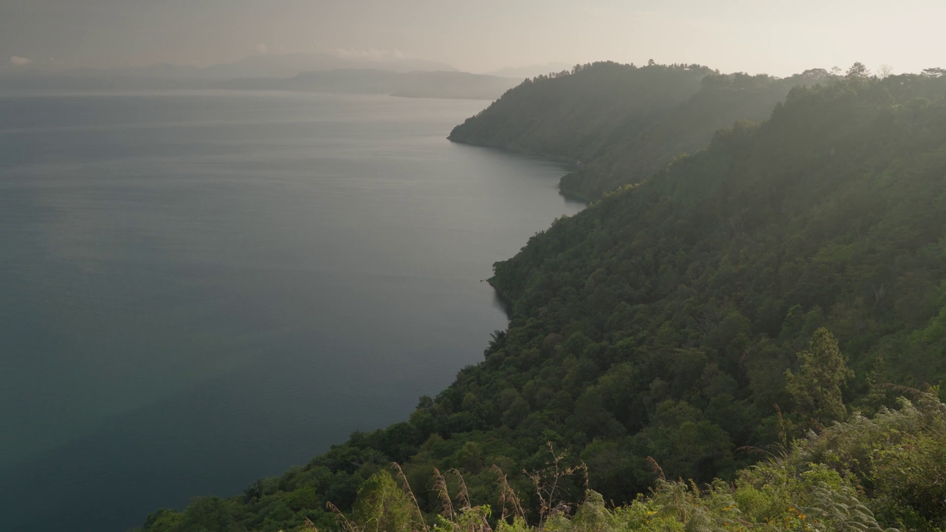 Danau Toba View From Tarabunga Hill - Large Stock Footage SBV-347772771 ...
