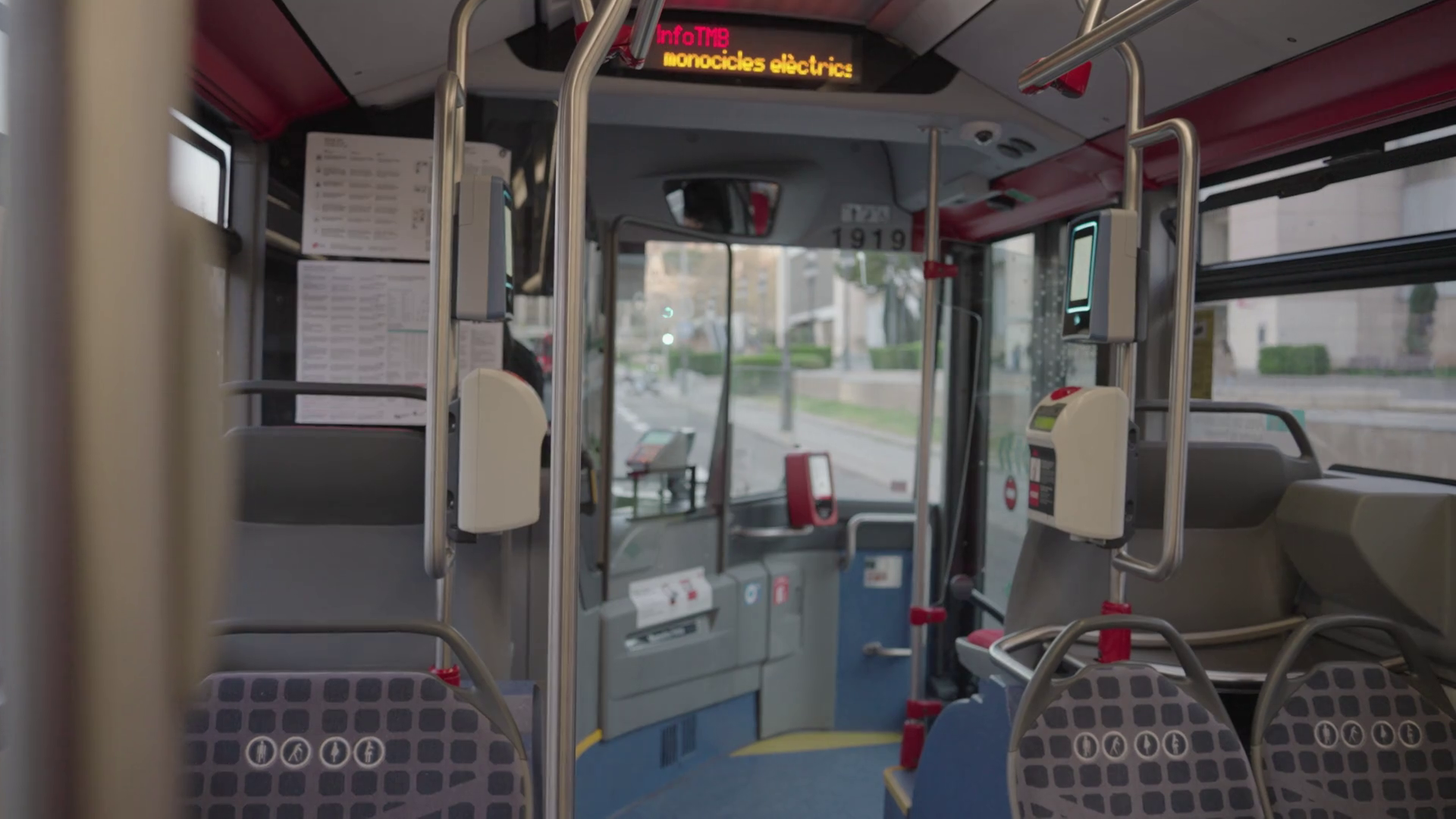 Inside Public Bus Transportation In Stock Footage SBV-347696976 ...