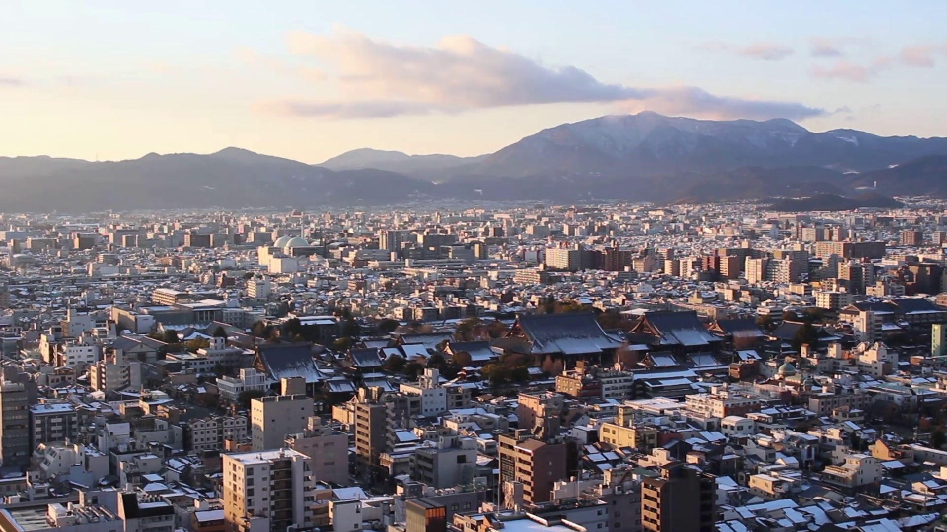 Kyoto Japan Landscape Cityscape From Above Stock Footage SBV-328166726 ...