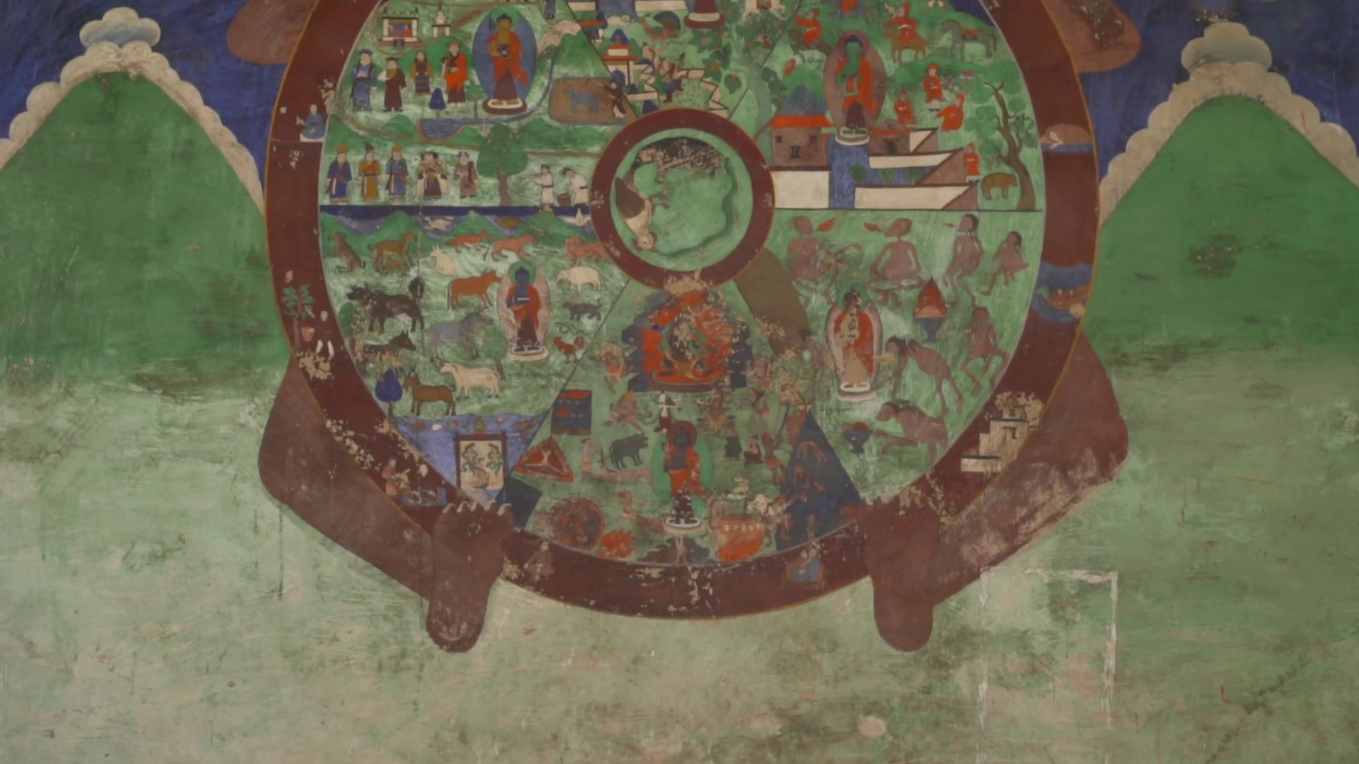 Likir Gompa Tibetan Buddhist Monastery In Stock Footage SBV-337946630 ...