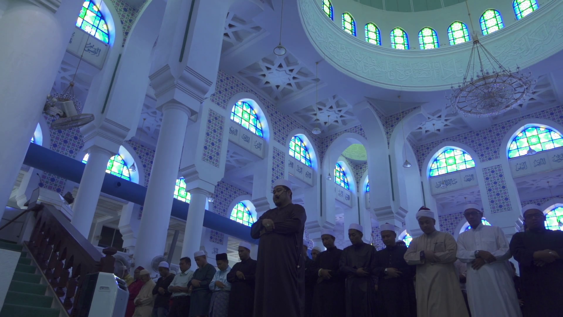 Muslim Muslims People Salah Salat Prayer Stock Footage SBV-338401179 ...