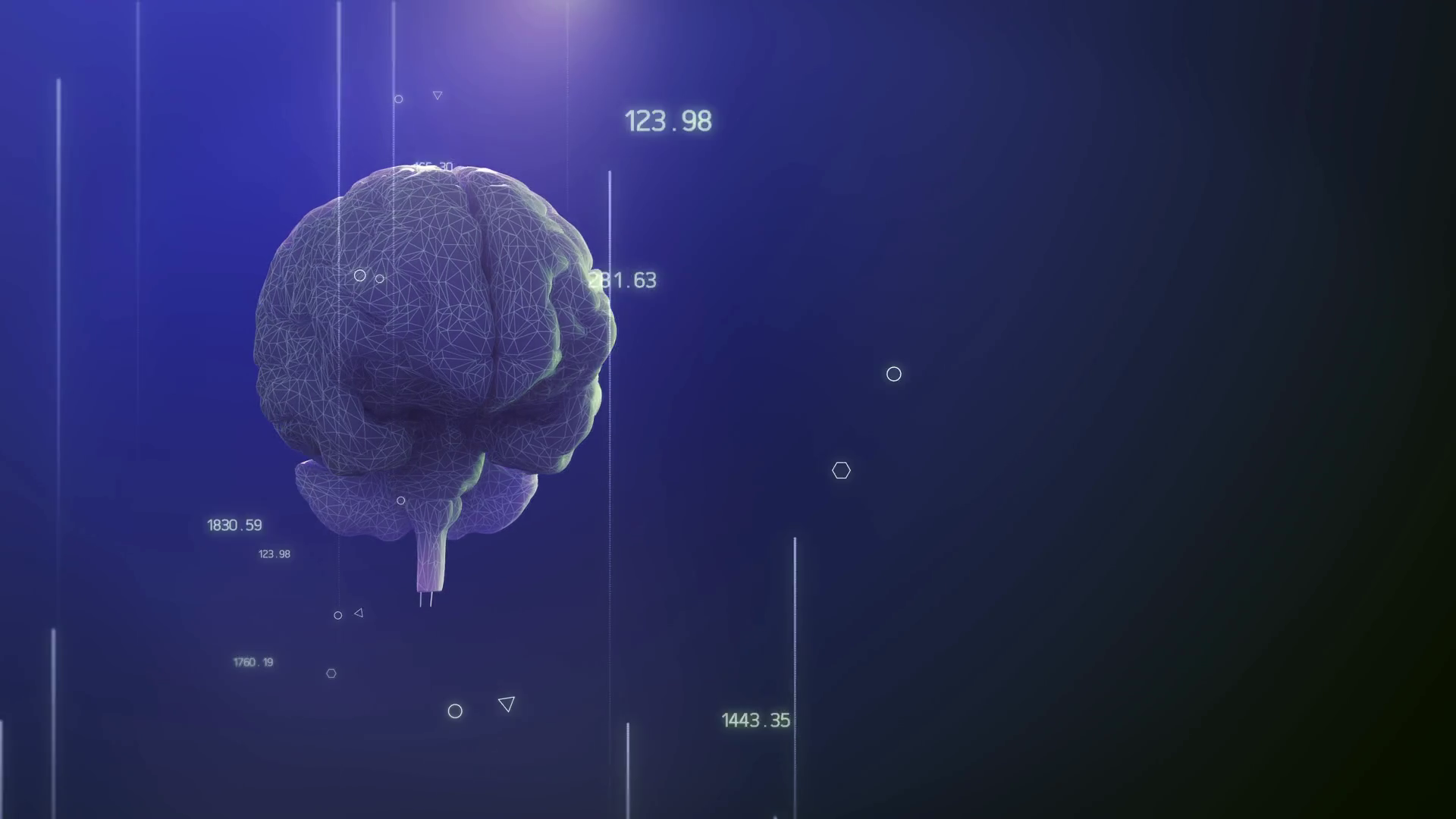 Brain Digital Background Loop Stock Motion Graphics SBV-346742871 ...