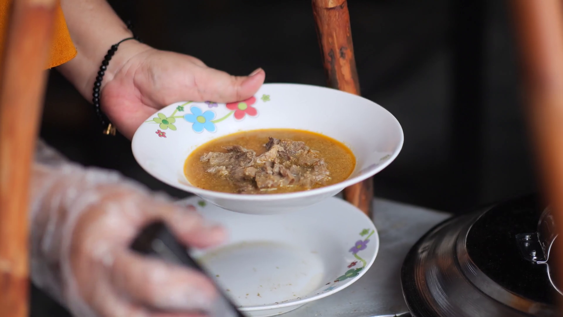 Beef Curry Street Food In Blok M Area South Stock Footage SBV-347607518 ...